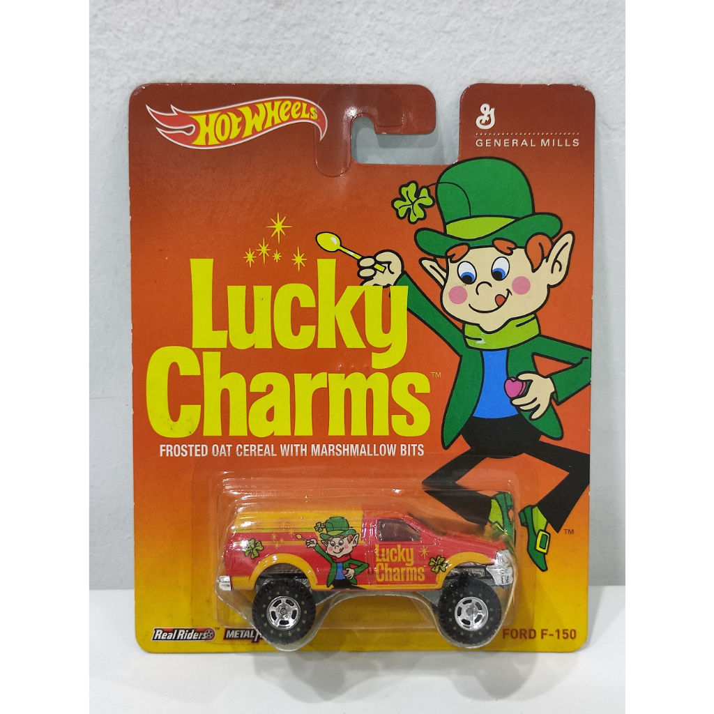 Hot Wheels General Mills Lucky Charms Ford F150 F-150 (Top Back of card ...