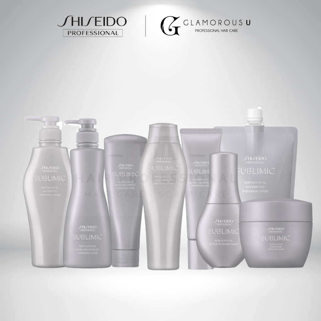 Shiseido Sublimic Adenovital For Hair Loss Scalp Care Shampoo | Treatment | Mask | Tonic | Power ...