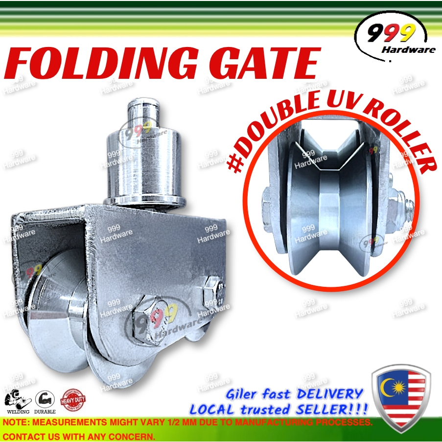 999 U / UV DOUBLE FOLDING GATE BEARING / WELDING WROUGHT IRON GATE ...