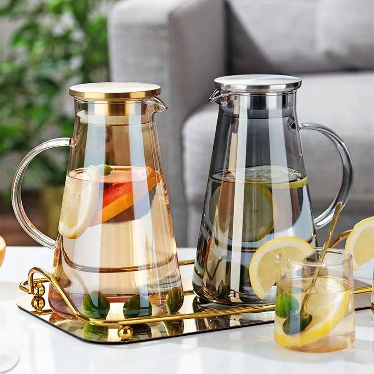 (READY STOCK) 1.8L / 1.7L Fancy Glass Jug With Lid Super Trendy ...