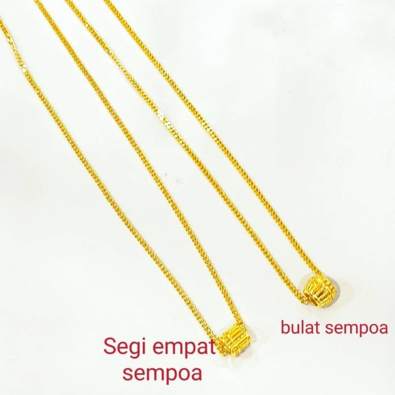 💋 COP 916 / 999 PERSIS ORI 💋 RANTAI LEHER EMAS BANGKOK (NECKLACE ) 💋 ...