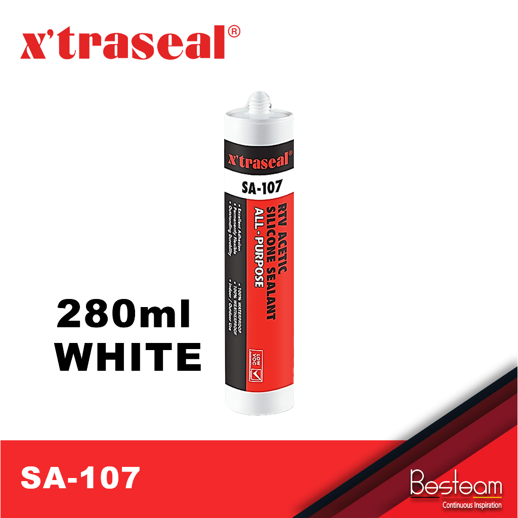 X'traseal SA-107 All-Purpose RTV Acetic Silicone Sealants | Shopee Malaysia