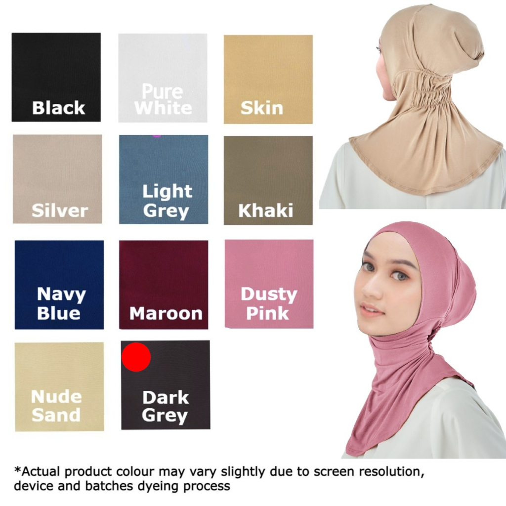 Inner Neck Ninja Anak Tudung Iner Ciput Premium Anti Pening Exclusive ...