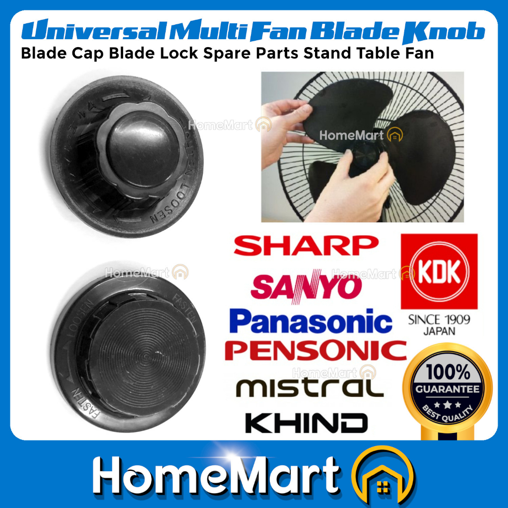 Universal Multi FAN BLADE KNOB Fan Knob Kunci Kipas Cap Blade Lock ...