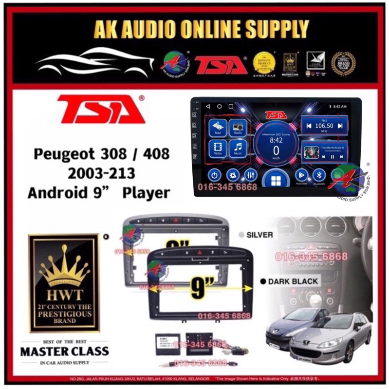 [ MTK 2+32GB ] TSA Peugeot 308 / 408 2007 - 2013 ( With Canbus ...