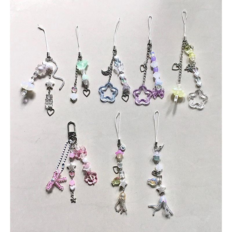 Handmade Cute Aesthetic Phone Cham Keychain | Shopee Malaysia