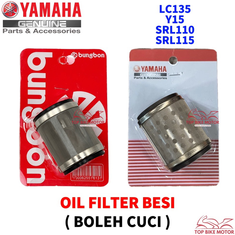 OIL FILTER STEEL BESI RACING ENGINE LC135 Y15 ZR SRL115 R15 FZ 150 ...