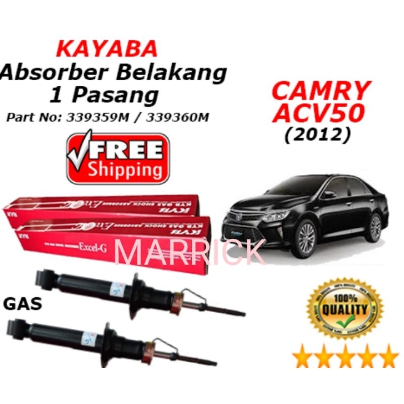 Toyota Camry ACV50 ACV51 absorber Kayaba 2 pieces Genuine | Shopee Malaysia