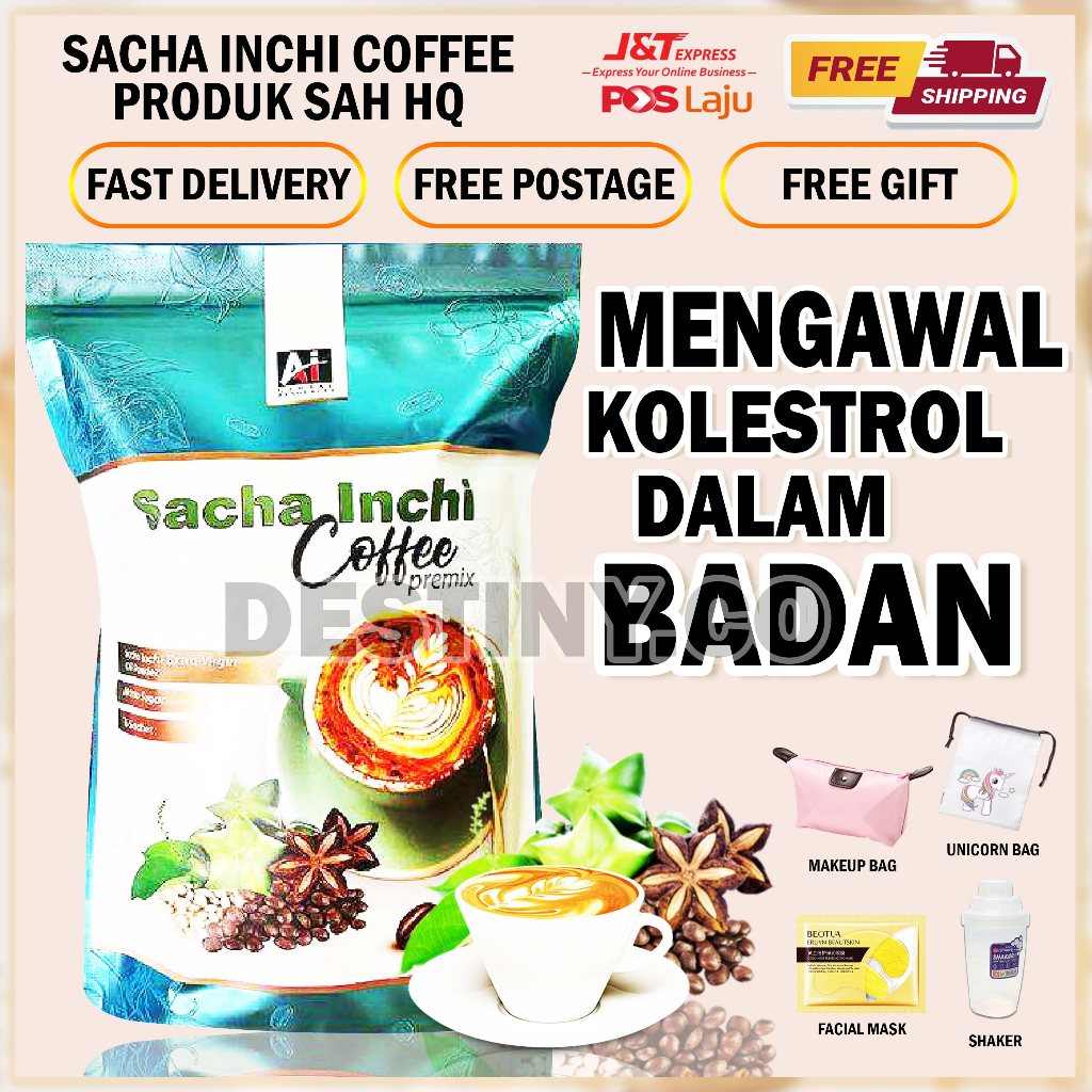 Ai GLOBAL Kopi Sacha Inchi Kopi Scha Inchi Omega 369 Coffee 3 in 1 Kopi ...