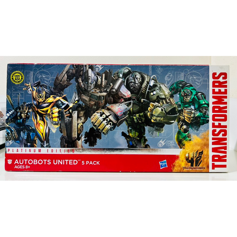 Hasbro Transformers Platinum Edition Autobots United 5 Pack | Shopee ...