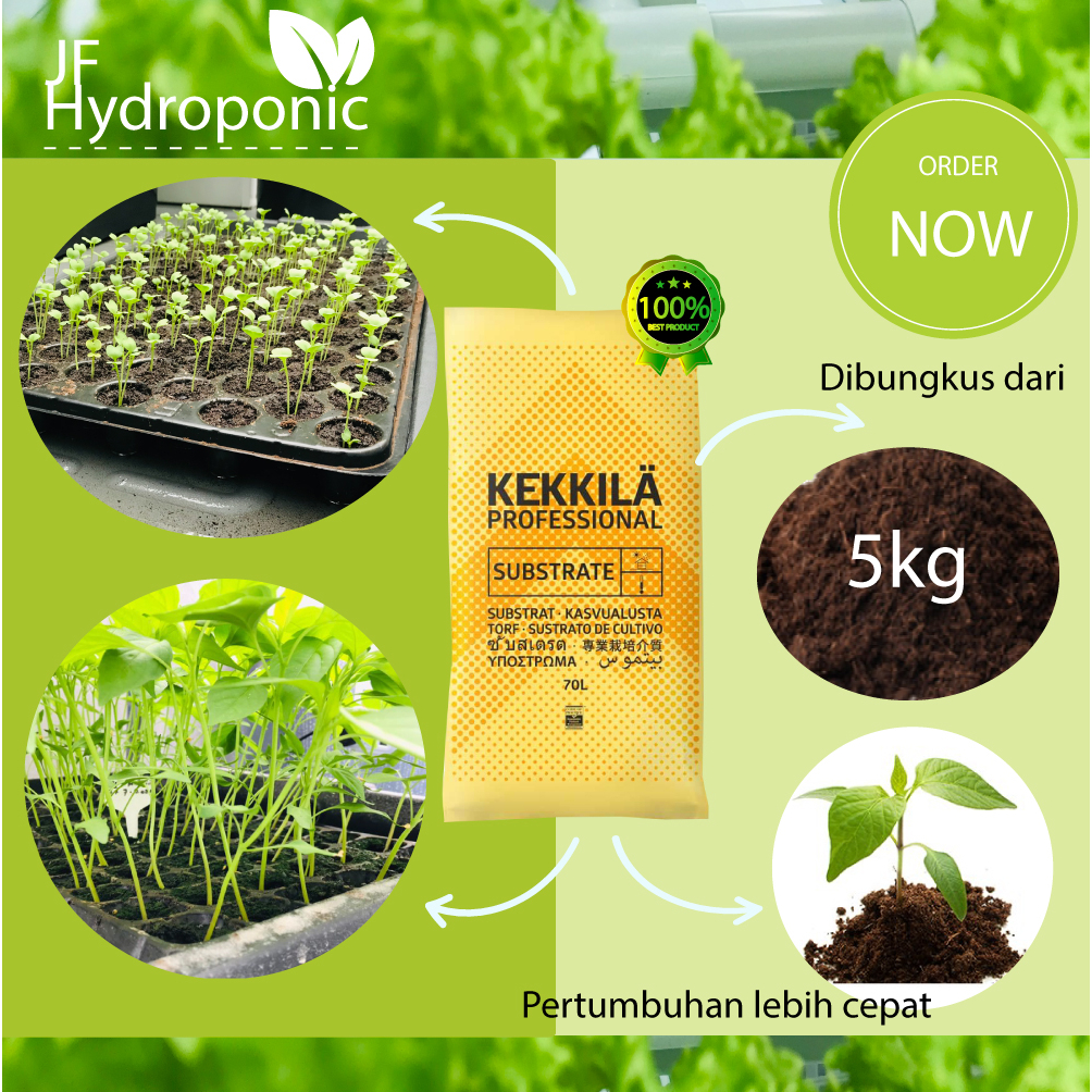 5KG PEAT MOSS KEKKILA [TANAH SEMAIAN TERBAIK | Shopee Malaysia