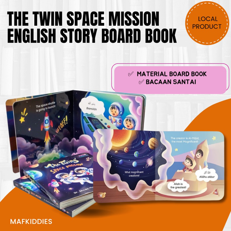 MOMMYHAPPY- BUKU THE TWINS SPACE MISSION- english story book for kids ...