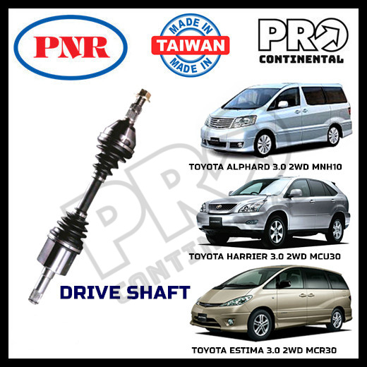 TOYOTA ALPHARD 3.0 2WD MNH10 ESTIMA 3.0 2WD MCR30 HARRIER 3.0 2WD MCU30 ...