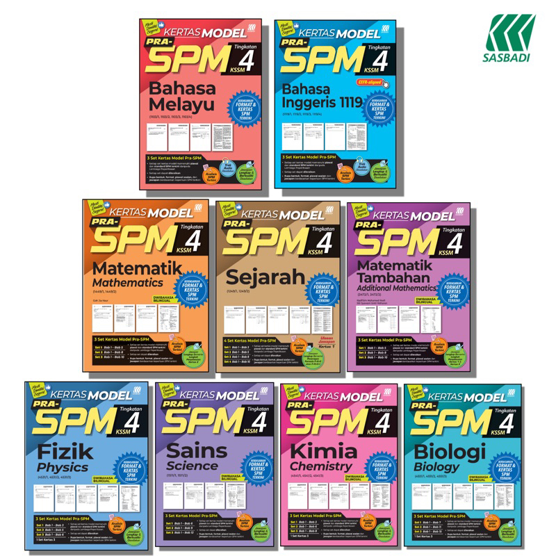 [mbo] Buku Latihan Sasbadi Kertas Model Pra Spm Kssm Tingkatan 4 2023