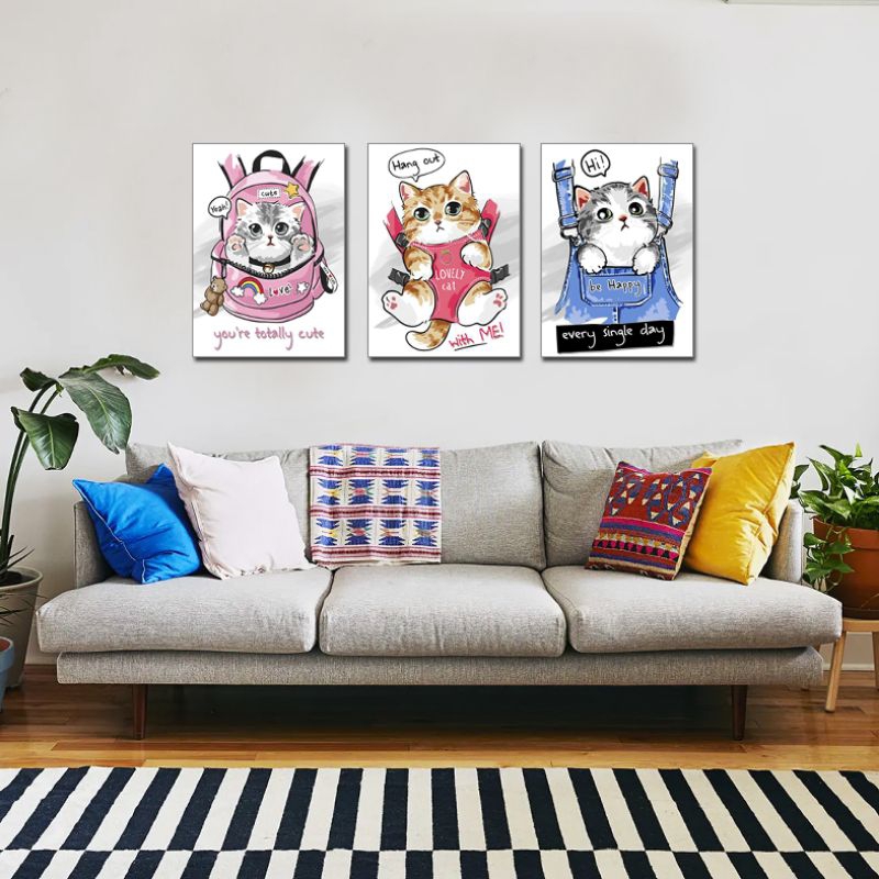 Poster Kucing - MDF Board (Cat Poster) Wall Decoration Poster | Shopee ...