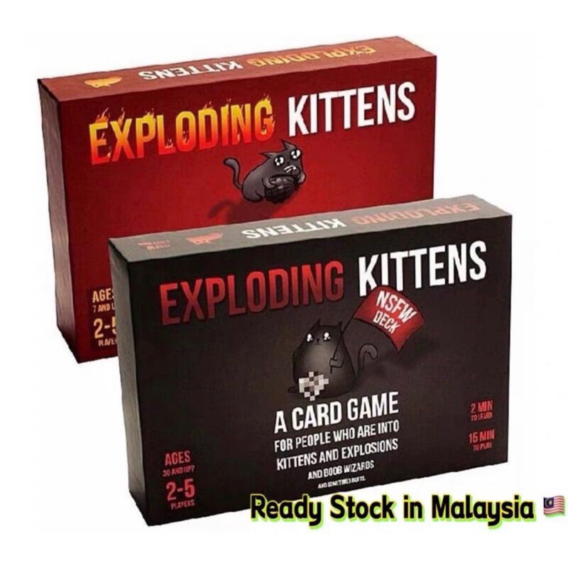 Exploding Kittens fun family party english boardgames card games ...