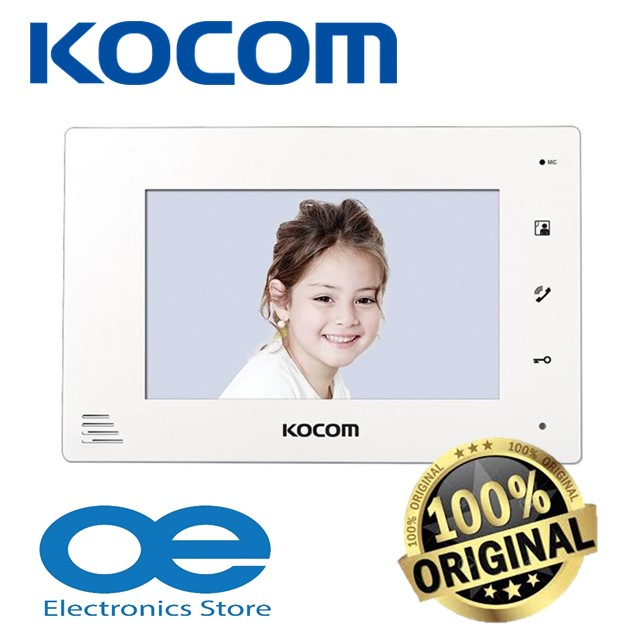 KOCOM KCV-A374 Analog 4 wire 7” Digital LCD Color Hands-Free Monitor Only | Shopee Malaysia