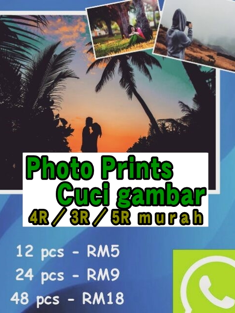 Photo Prints 48 PCS Cuci gambar 4R / 3R / 5R murah | Shopee Malaysia