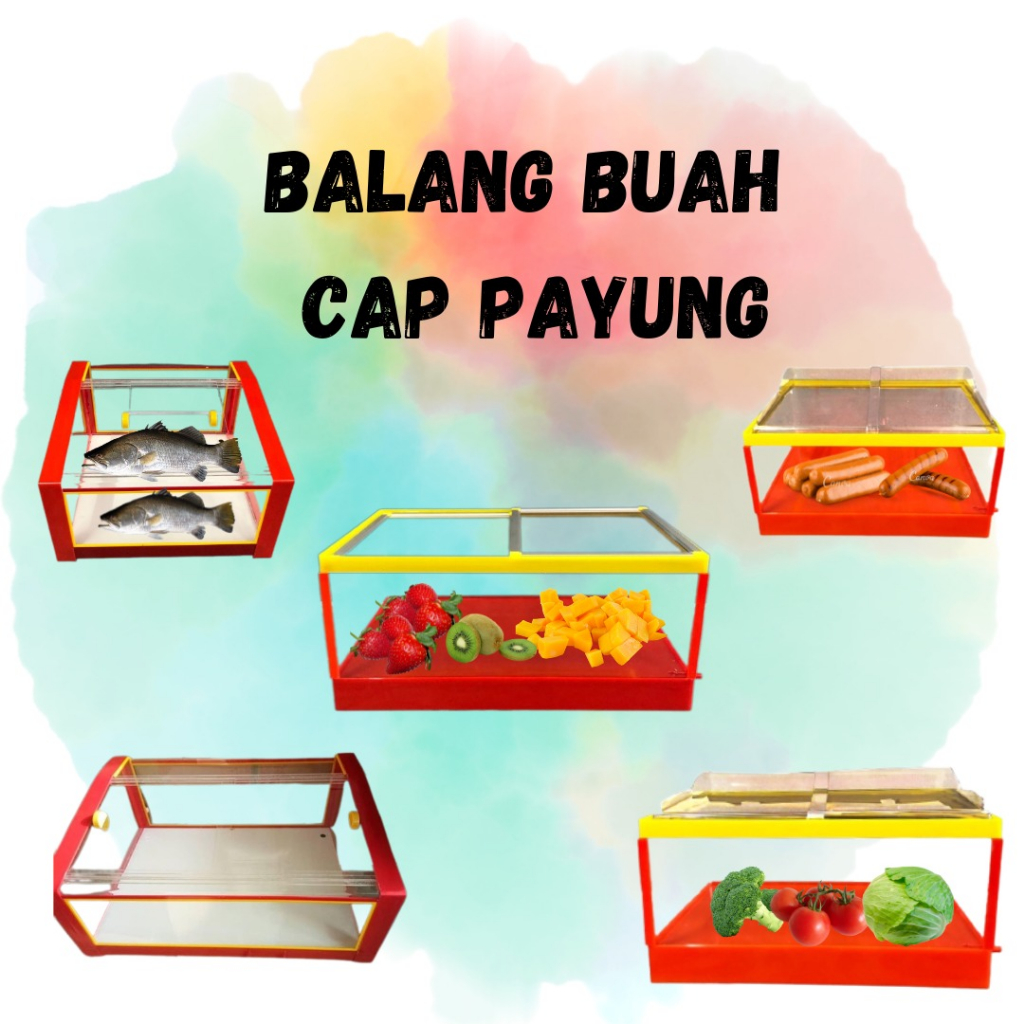 BALANG BUAH LOCKHING FRUIT CONTAINER BALANG NIAGA CAP PAYUNG PELBAGAI ...