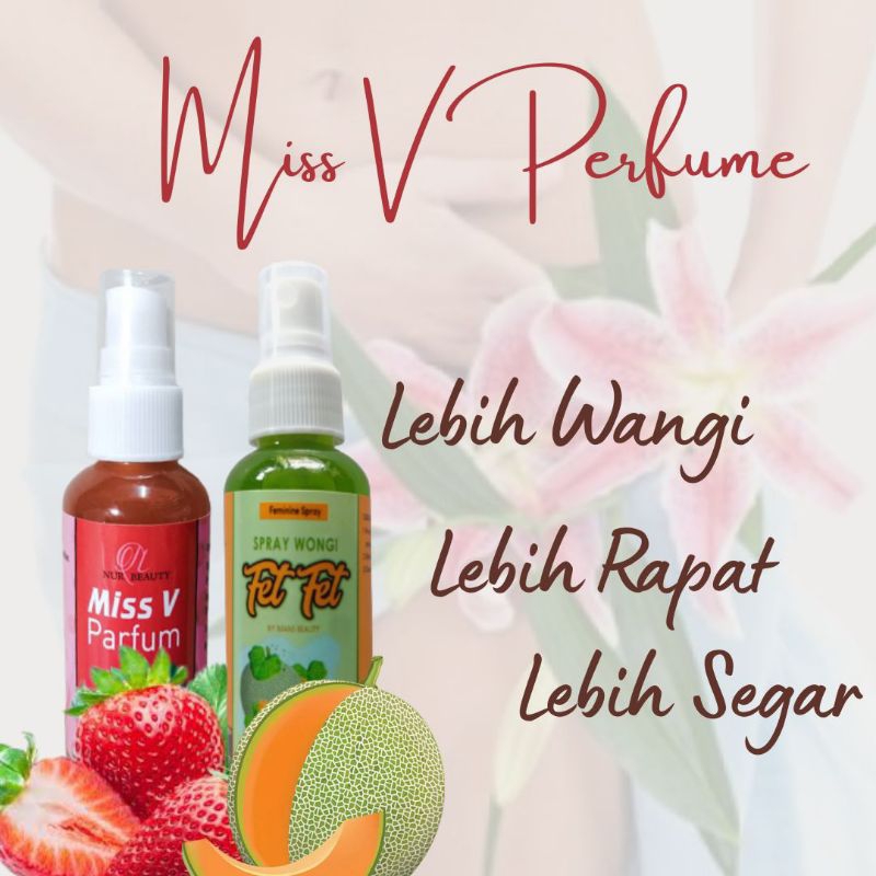 Spray Miss V Pencuci Wanita Pewangi Miss V Miss V perfume Feminine Wash ...