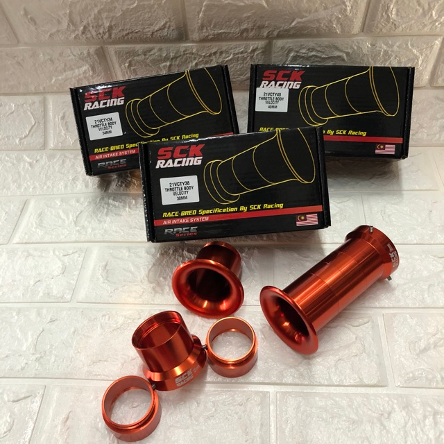 THROTTLE BODY BELL MOUTH SCK RACING VELOCITY , AIR FUNNEL. AVAILABLE ...