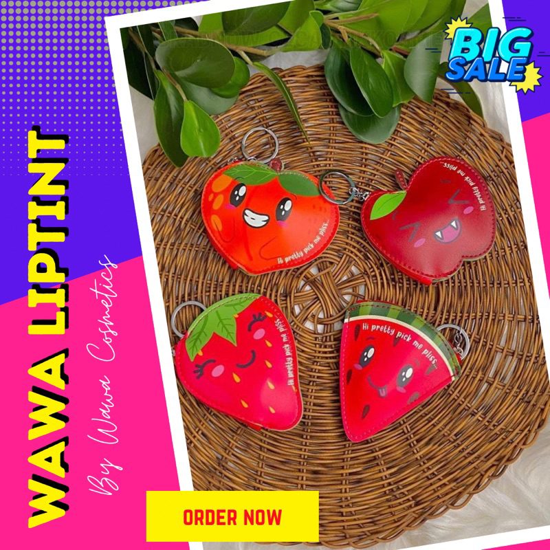 🍂SHIP OUT 24HR🍂 🍓🍑🍎🍉 WAWA FRUITY CANDY LIPTINT 🍓🍑🍎🍉 | Shopee Malaysia