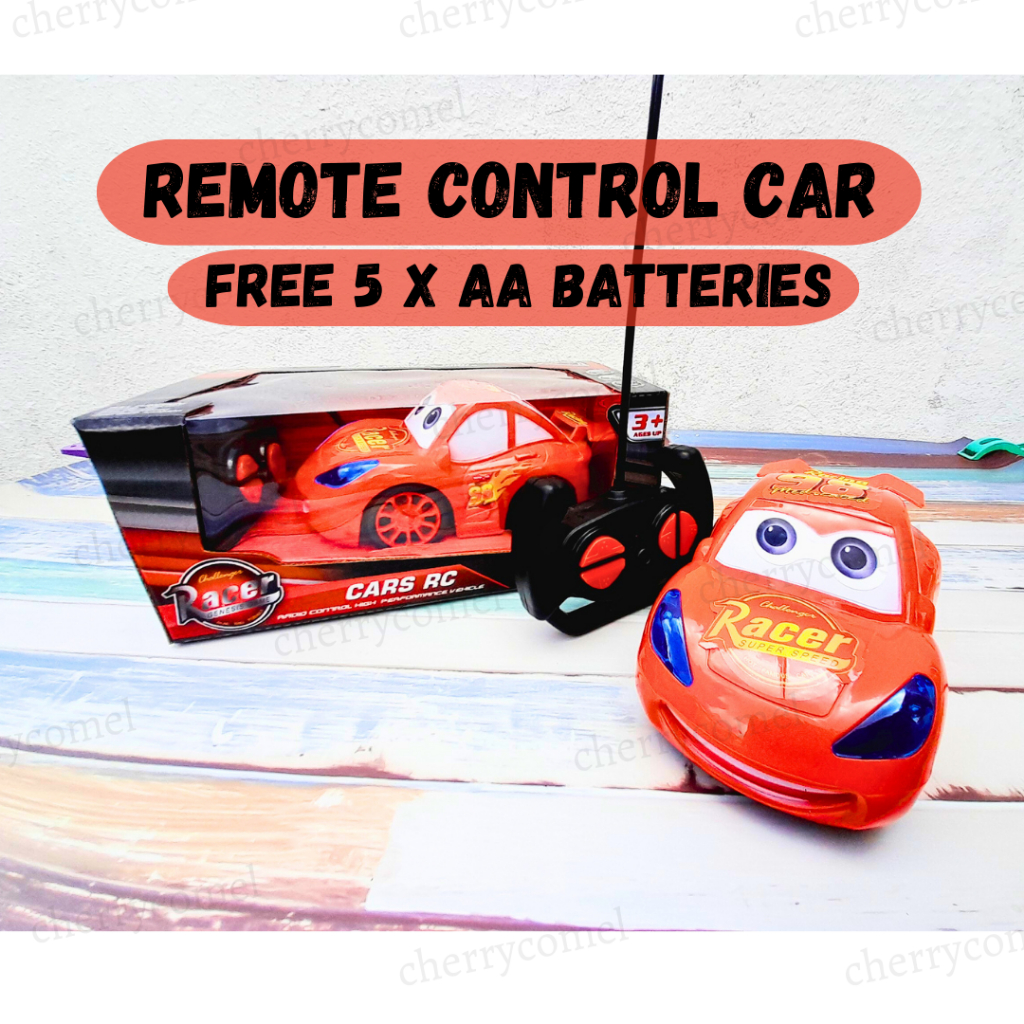 Remote Control Toy Car RC Car Kereta Mainan Lightning McQueen Toys ...