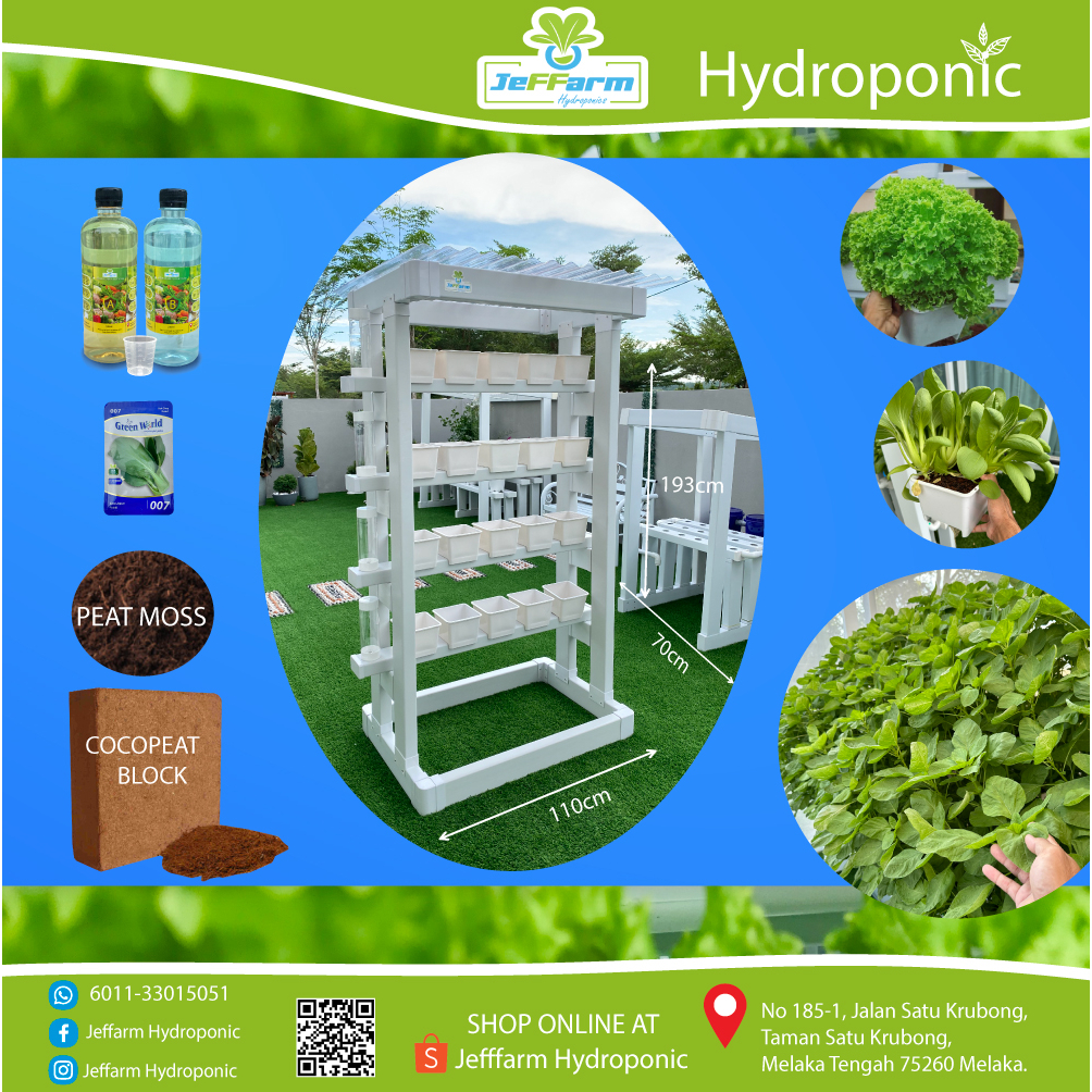 SET HYDROPONIC KLCC 20 POT JF_0053 | JEFF FARM HYDROPONIC | Shopee Malaysia