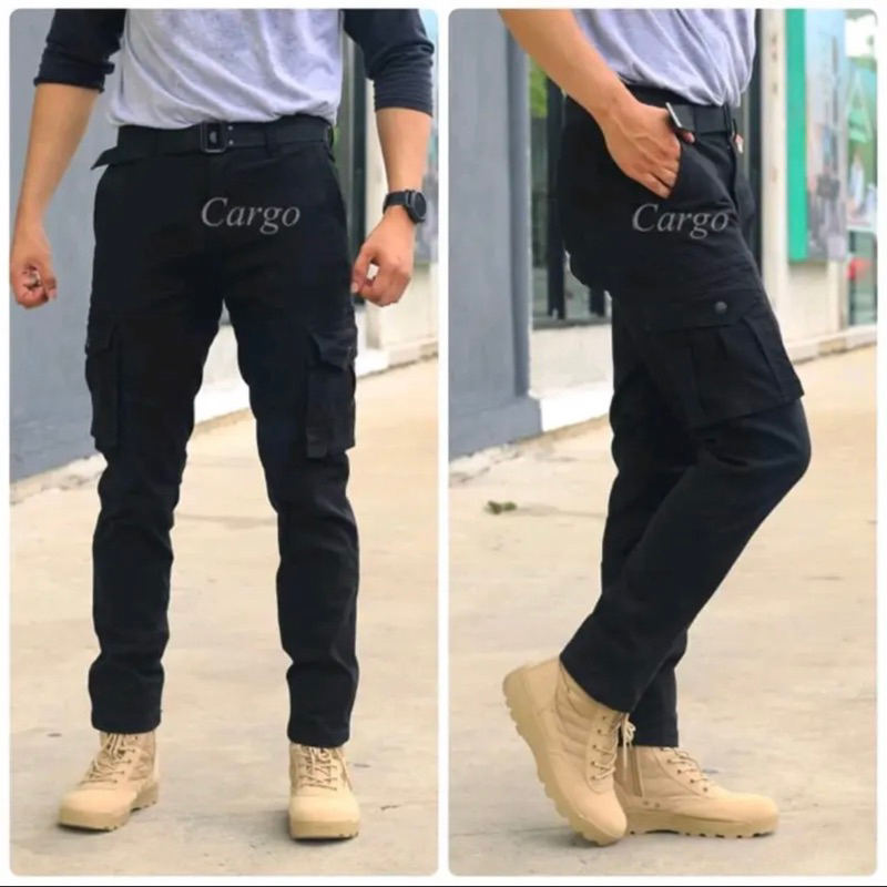 Seluar cargo heavy duty six Pocket’s tali pingang (zip)Tactical pants ...