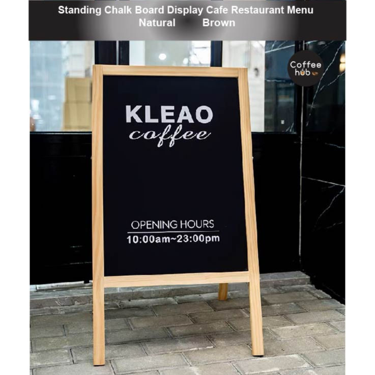 (Ready Stock)Standing Sandwich Cafe Menu Board Menu Display Sidewalk ...
