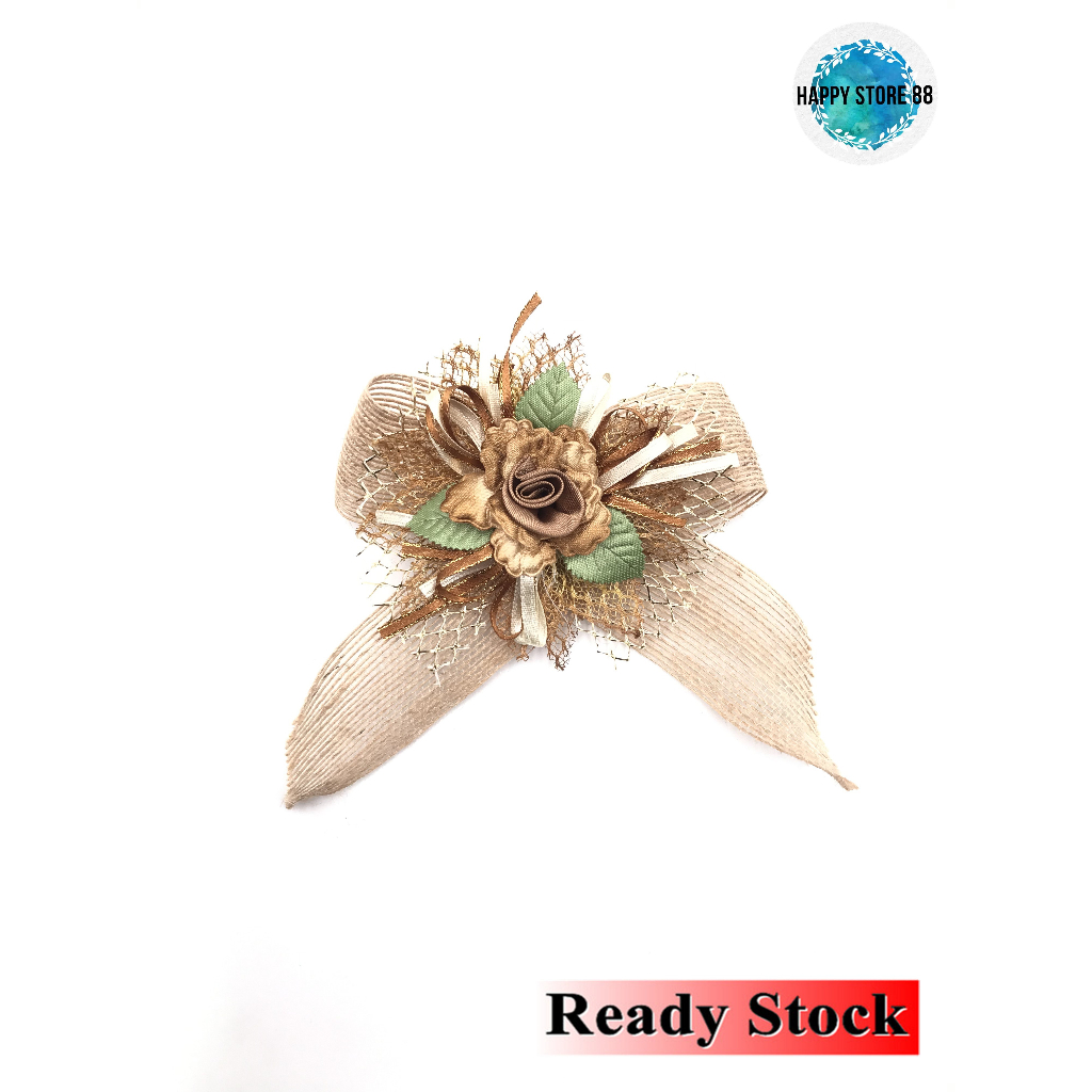 Flower Corsage / Bunga Kendarat / Bunga Rozek (1pc) | Shopee Malaysia