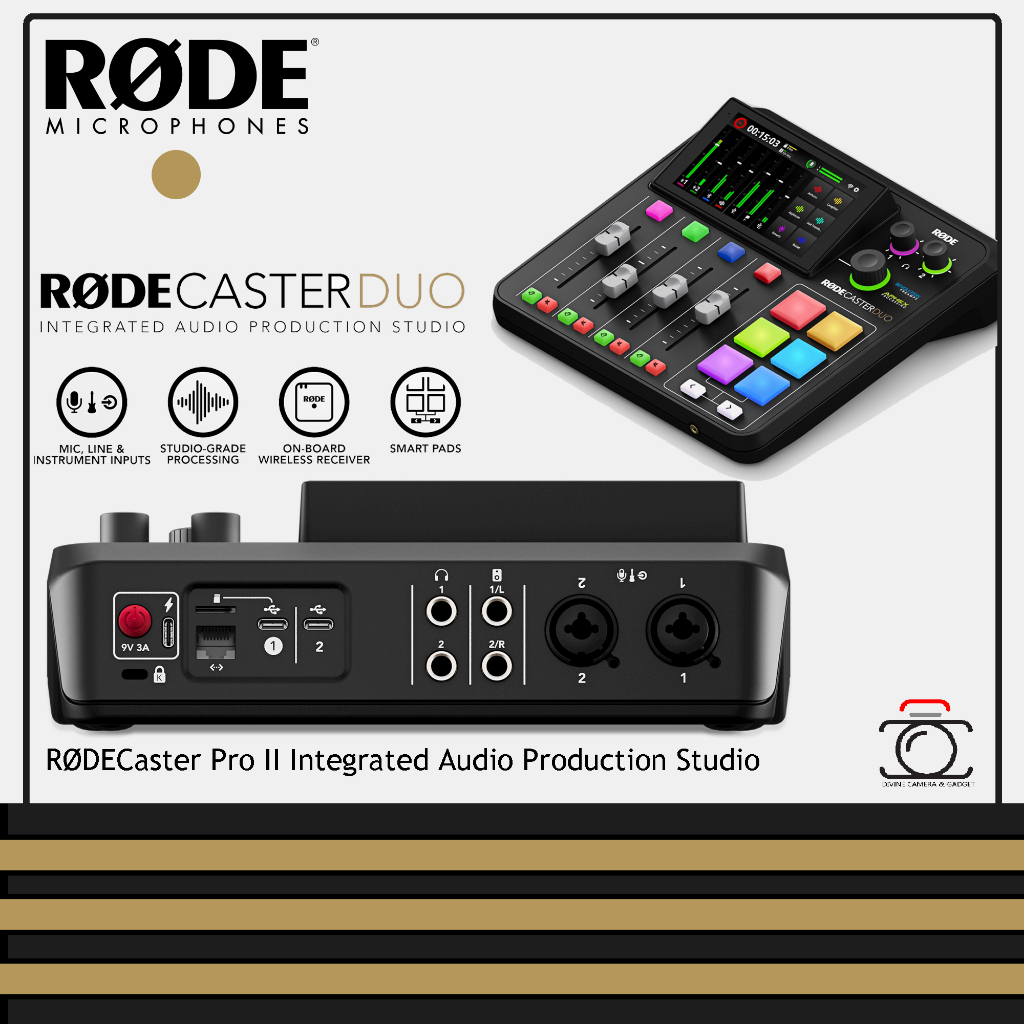 RØDECaster Pro II Integrated Audio Production Studio | Shopee Malaysia