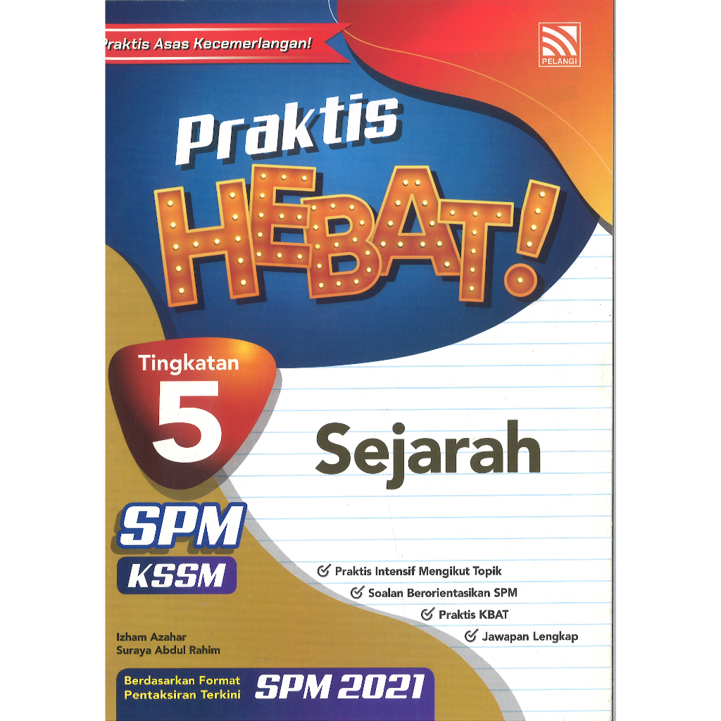 PRAKTIS HEBAT! SPM SEJARAH TINGKATAN 5 KSSM | Shopee Malaysia