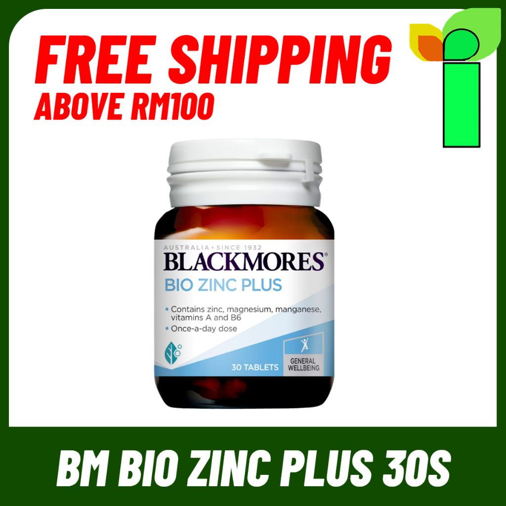 I Pharmacy Blackmores Bio Zinc Plus tabs (30s) | Shopee Malaysia