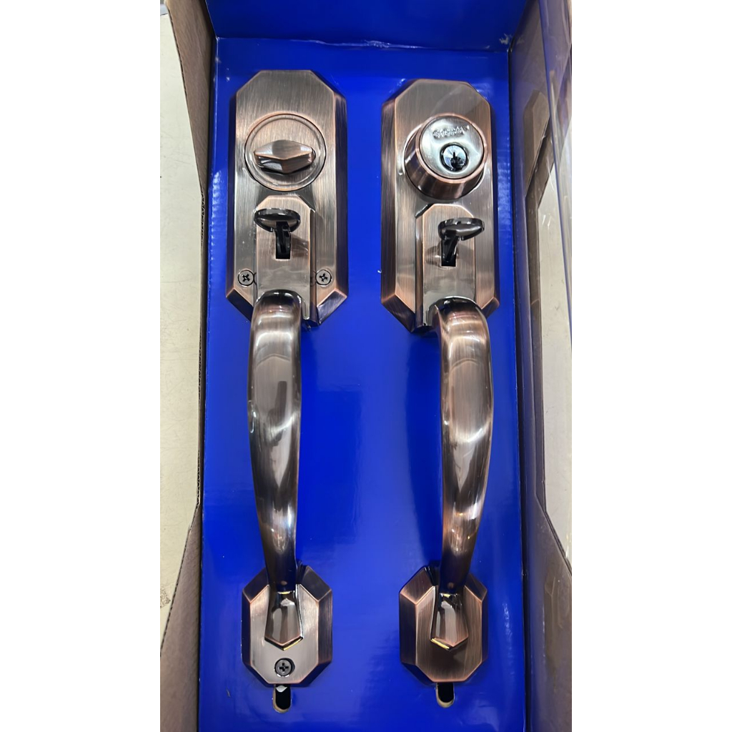 St Guchi Italy Double Dead-Bolt Lock Heavy Duty Quality Entrance Handle ...