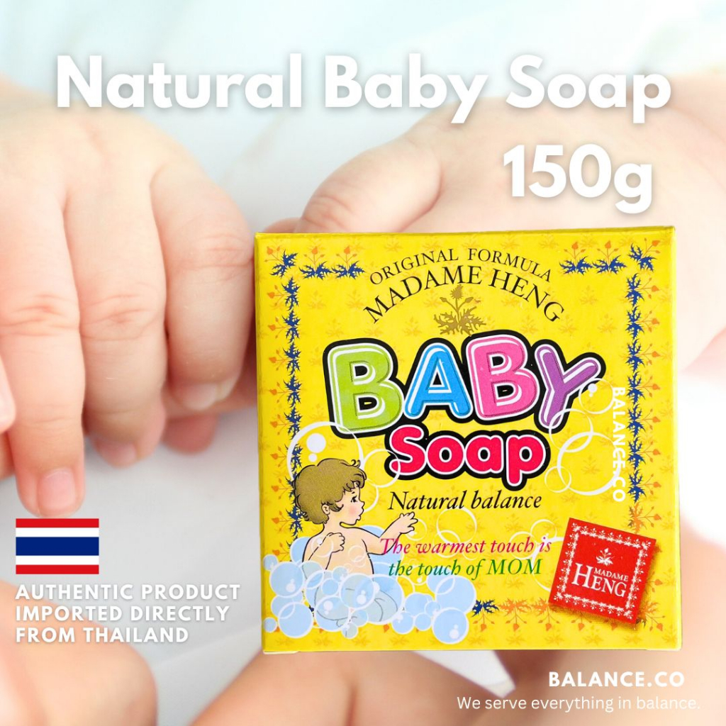 【Genuine from Thailand】 MADAME HENG NATURAL BABY SOAP 150g | Sabun Bayi ...