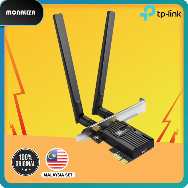 Tp-Link PCIE Adapter AX3000 Archer TX55E WiFi 6 Bluetooth 5.2 | Shopee ...