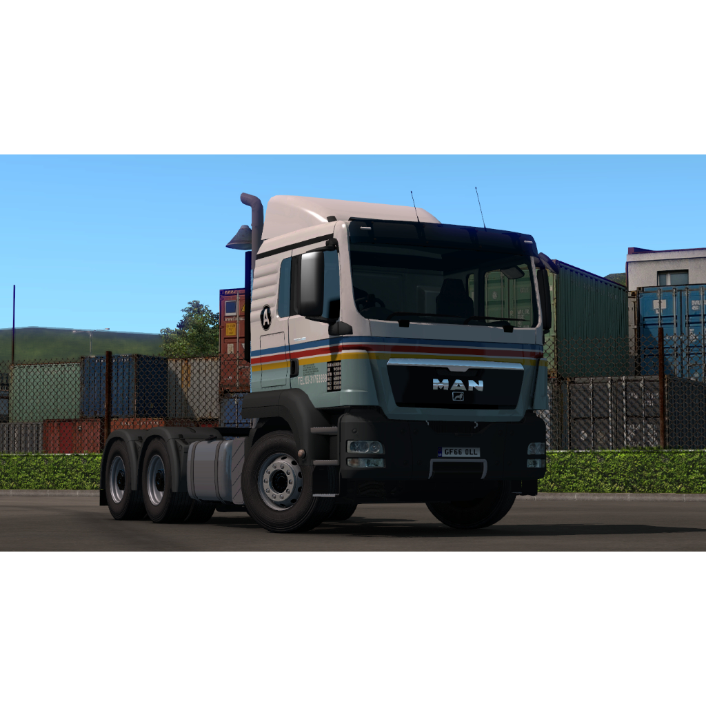 Euro Truck Simulator 2 ETS2 MAN TGS Euro 5 Skin [Aman Logistik ...