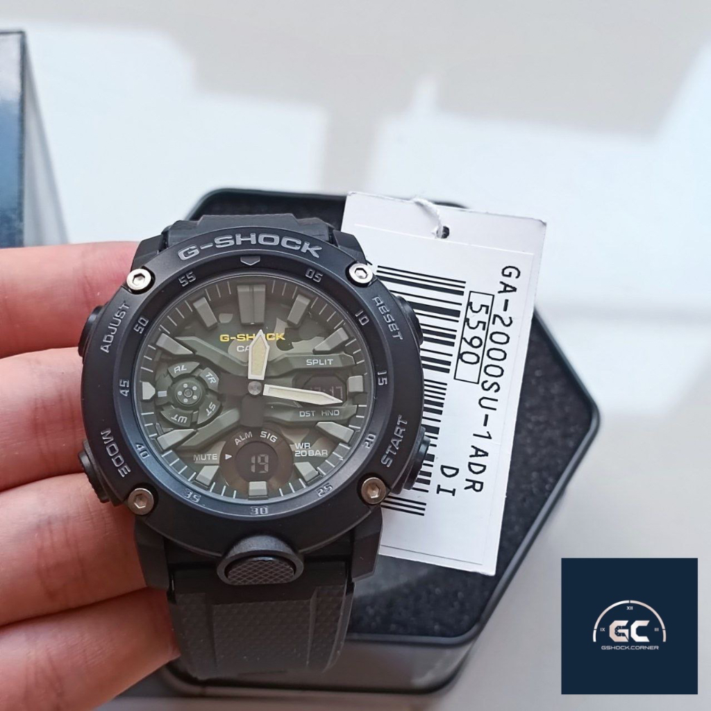 CASIO G-SHOCK GA-2000SU-1ADR/GA2000SU/GA-2000SU-1/GA-2000SU Carbon Core ...