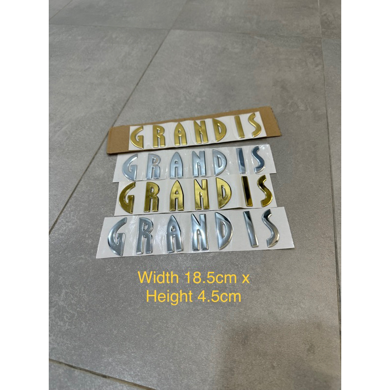 Grandis emblem logo badge | Shopee Malaysia