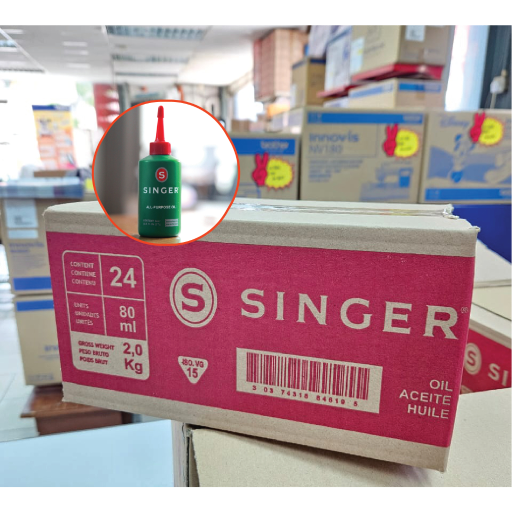 ORIGINAL SINGER ALL PURPOSE OIL 80ml 1 BOX 24 BOTTLE | Shopee Malaysia
