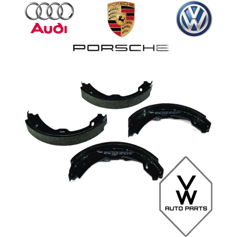 ( 100% HELLA PAGID ) PARKING BRAKE SHOE AUDI Q7 VW TOUAREG PORSCHE ...