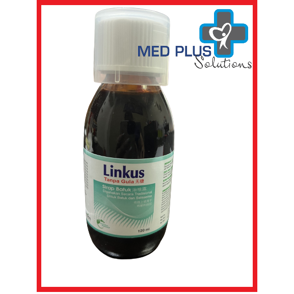 Linkus Sugar Free Cough Syrup 120ml (Exp: 7/2025) | Shopee Malaysia