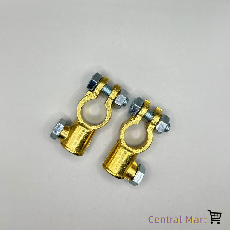 Battery Small Terminal Clamp Clip 15mm 13mm Positive Negative Universal ...