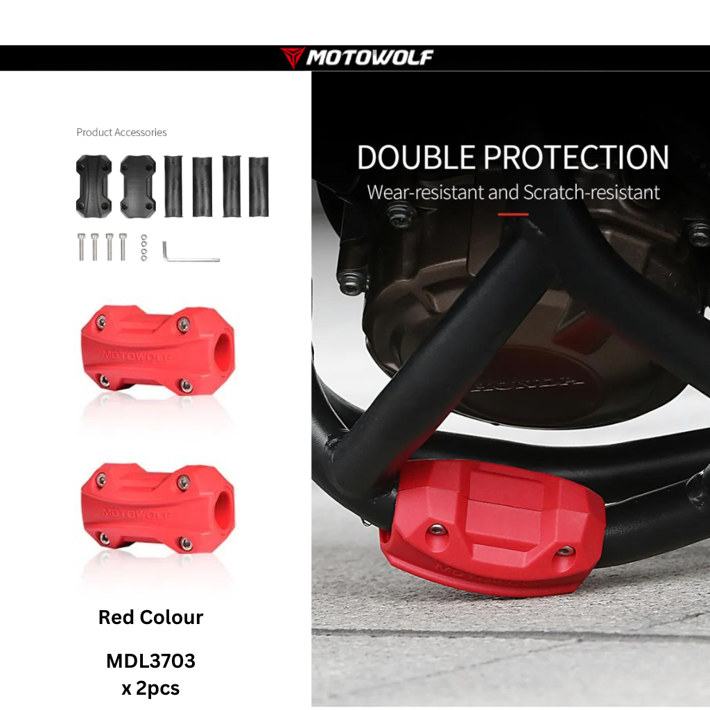 Motowolf Motorcycle Crash Bar Bumper Protective /Bumper Protector ...