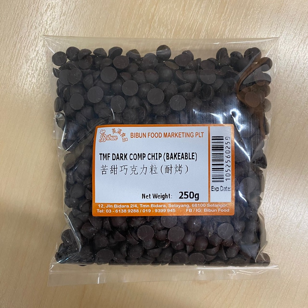 TMF Dark Compound Chip / Chocolate Chip (Bakeable) / Coklat Cip ...
