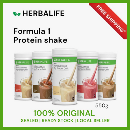 Herbalife Formula 1 (F1) Protein shake 550g [Ready stock 100% Sealed ...
