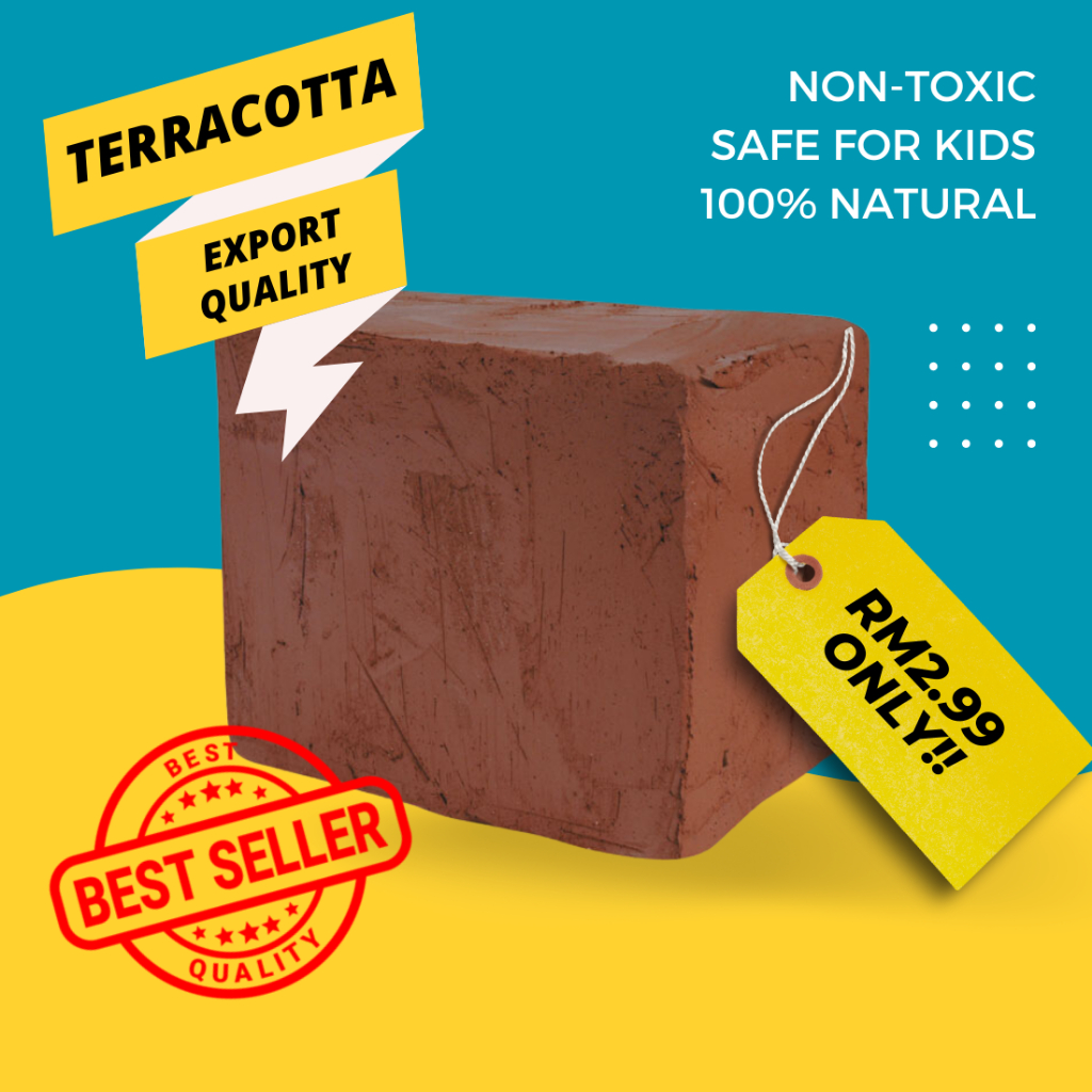 Premium Terracotta Clay from China, Tanah Liat Terracotta/ RED Pottery ...
