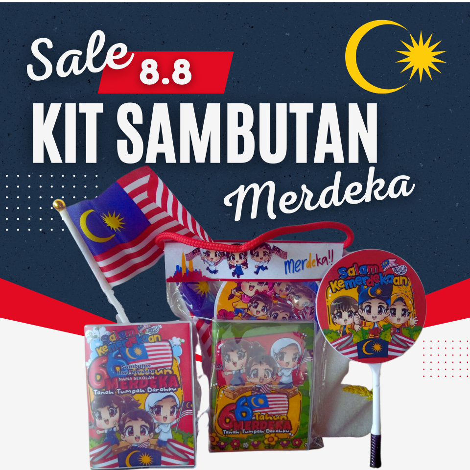 (celebration kits) kit sambutan hari merdeka kemerdekaan malaysia ...