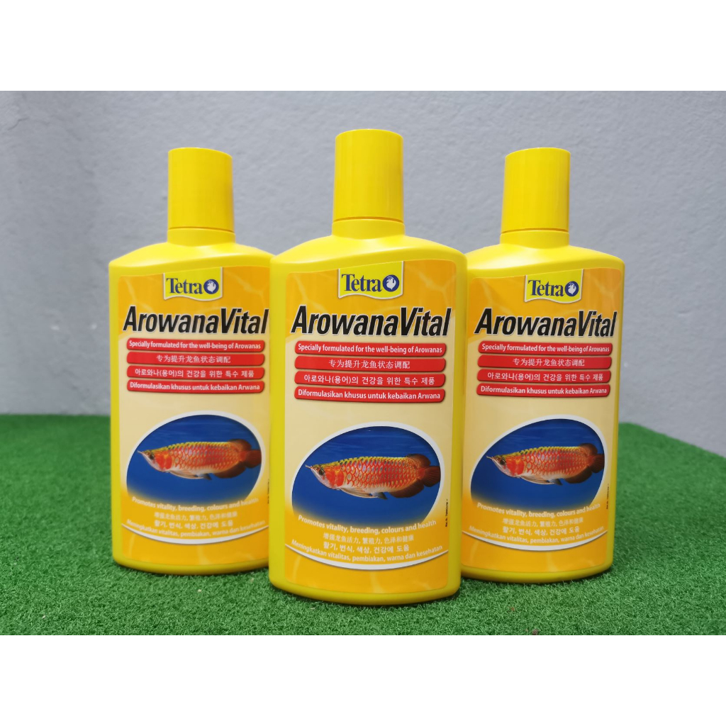 Tetra Arowana Vital 500ml. Arowana Vitamin Health Supplement Booster ...